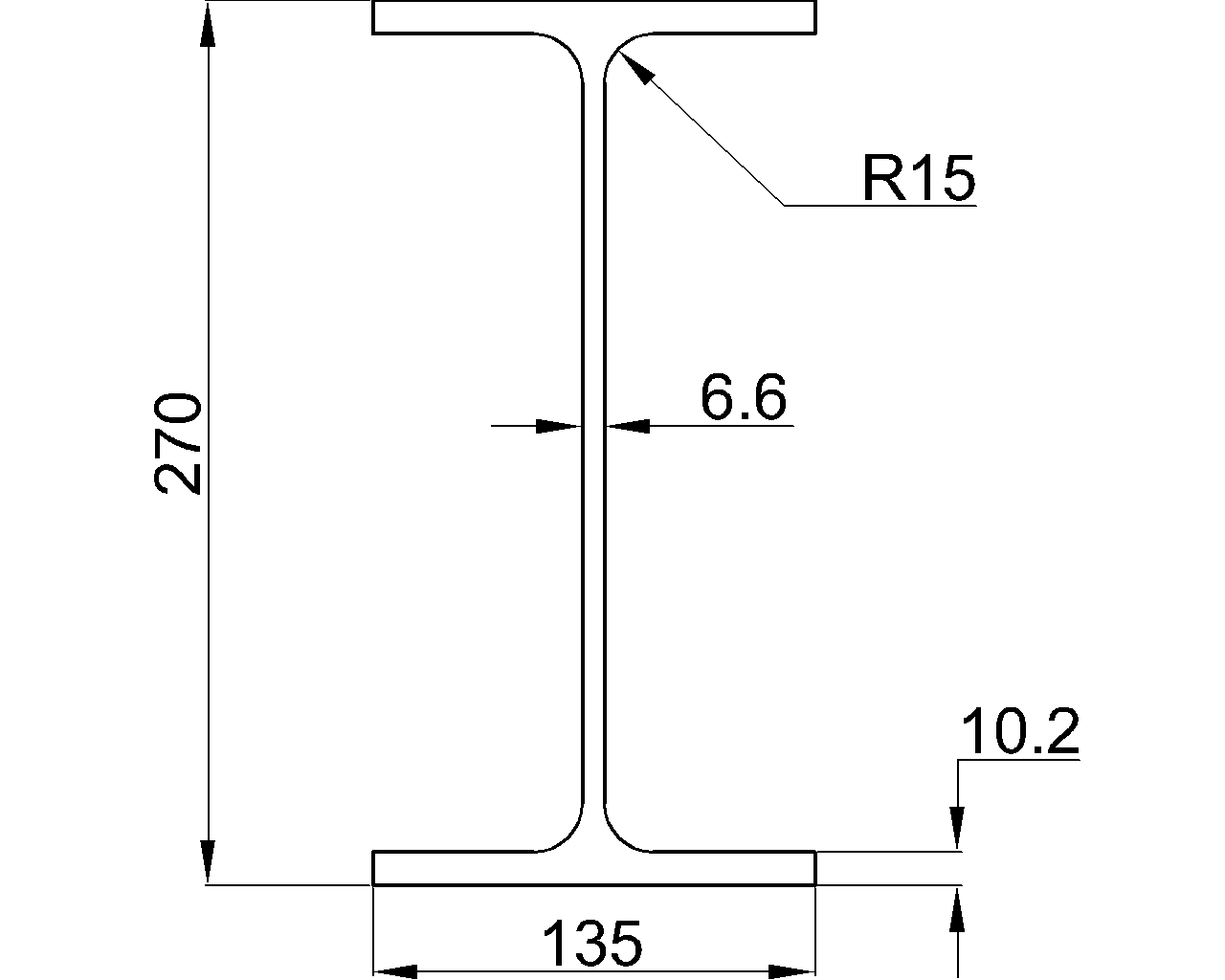 IPE 270 – Your Steel Standards & CAD File Hub