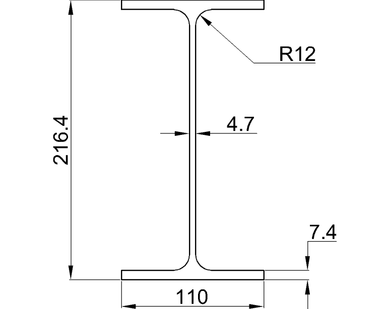 IPE AA 220 – Your Steel Standards & CAD File Hub