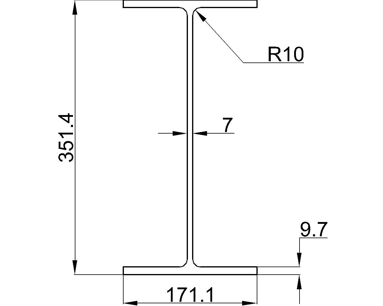 UB 356x171x45 – Your Steel Standards & CAD File Hub