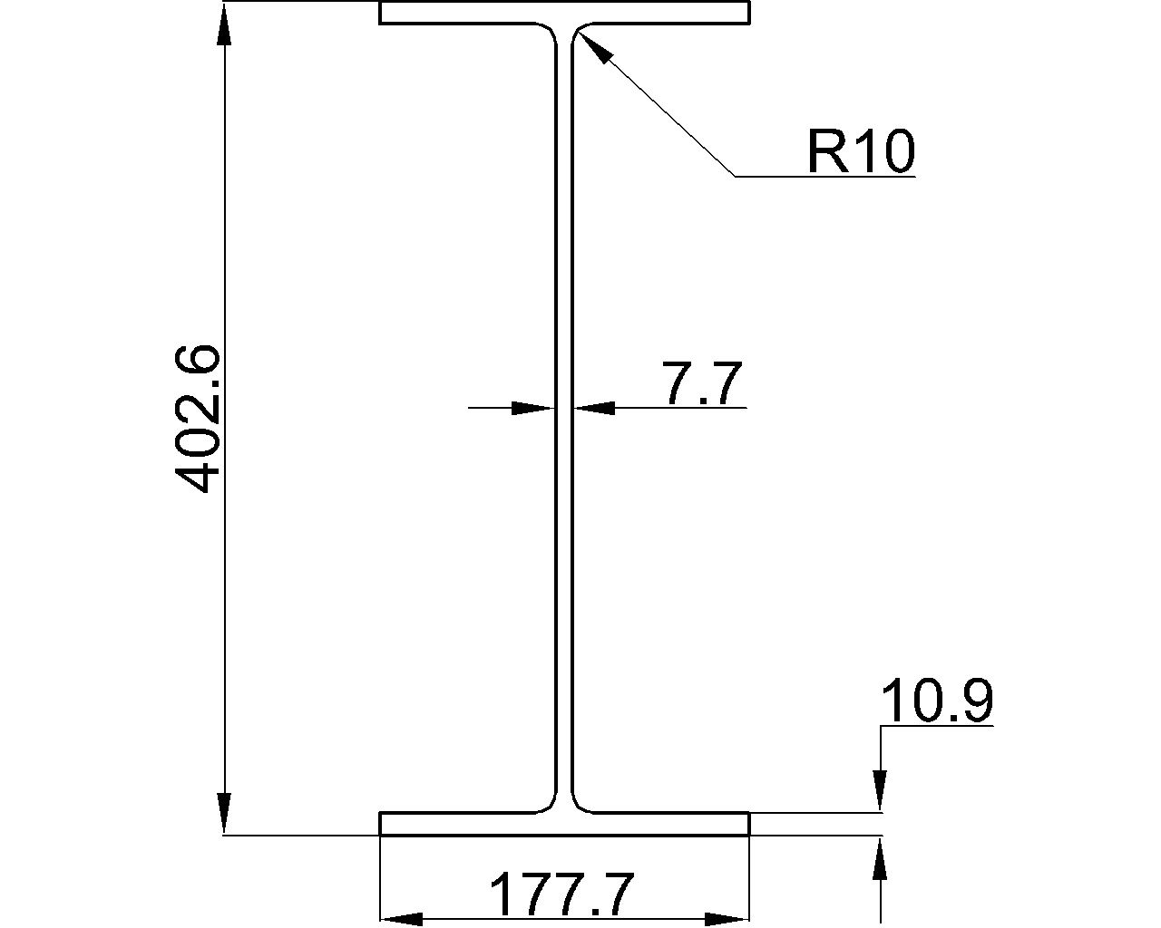 UB 406x178x54 – Your Steel Standards & CAD File Hub