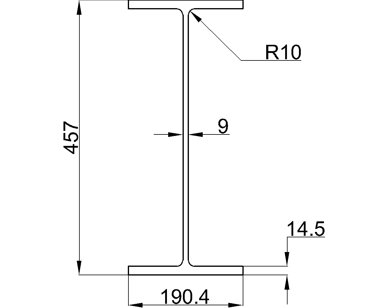 UB 457x191x74 – Your Steel Standards & CAD File Hub