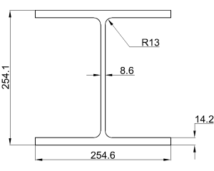 UC 254x254x73 – Your Steel Standards & CAD File Hub