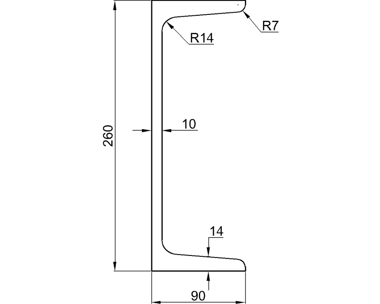 UPN 260 – Your Steel Standards & CAD File Hub