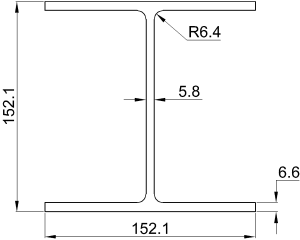 W6x15 – Steel Standard With CAD File
