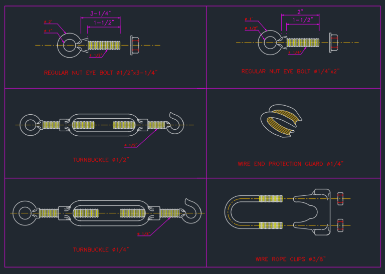 Eye Bolt and Eye Turnbuckle – Your Steel Standards & CAD File Hub