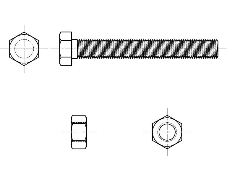 M30 Bolt – BS 3692 Standard – Your Steel Standards & CAD File Hub