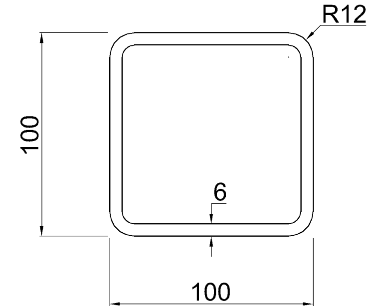 SHS 100x100x6 – Your Steel Standards & CAD File Hub