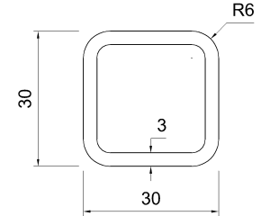 SHS 30x30x3 – Your Steel Standards & CAD File Hub