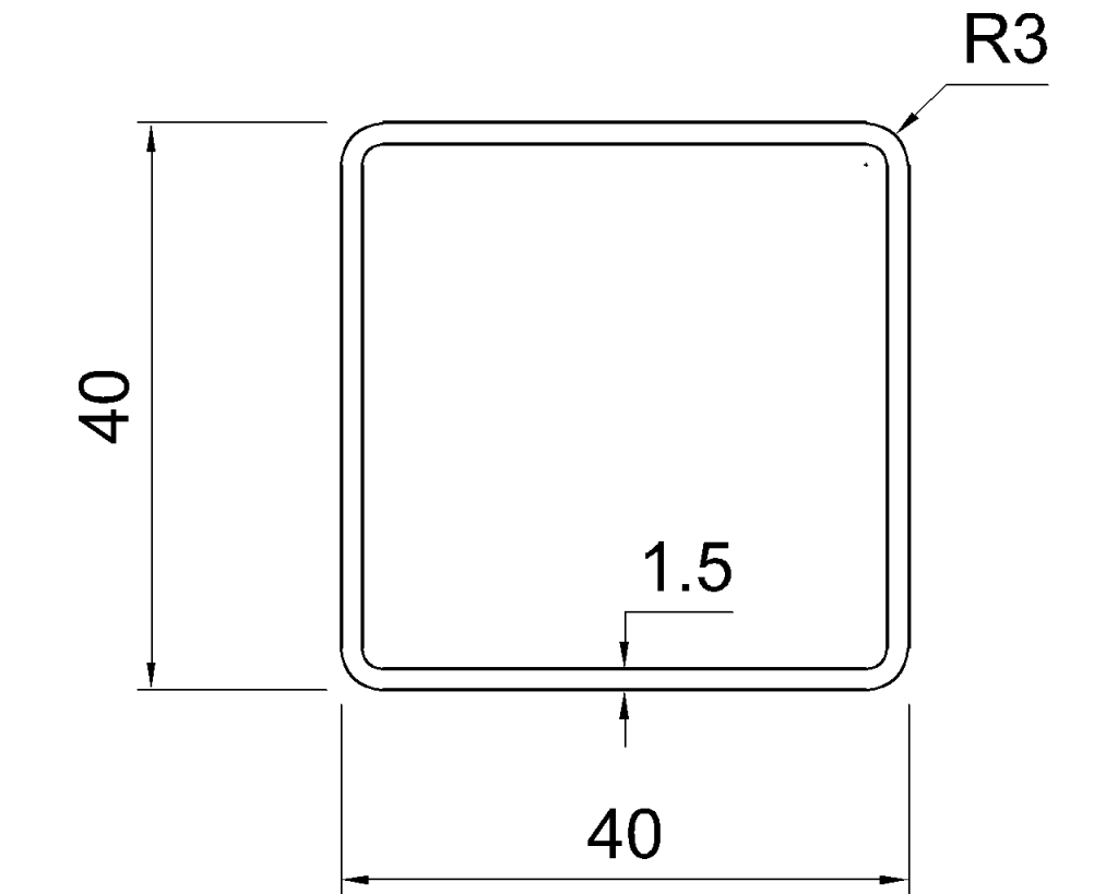 SHS 40x40x1.5 – Your Steel Standards & CAD File Hub